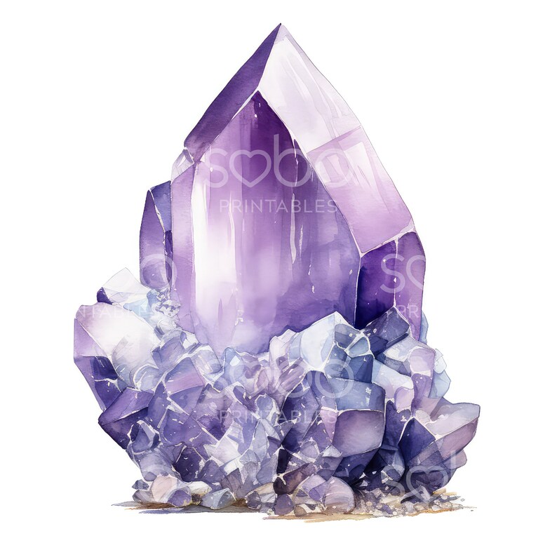 Magic Crystals Clipart 10 High Quality Jpgs, Digital Planner, Junk ...