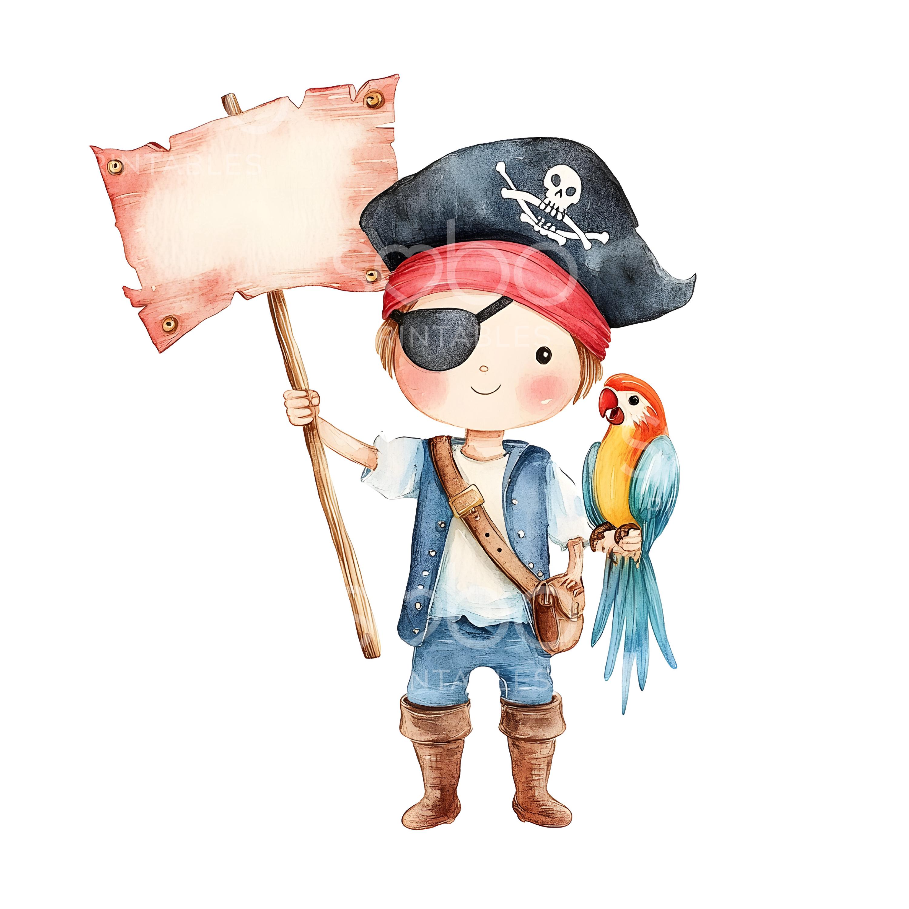 Junge Pirat Clipart