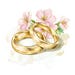 21 Floral Wedding Gold Rings Clipart, Wedding Bands, Printable ...