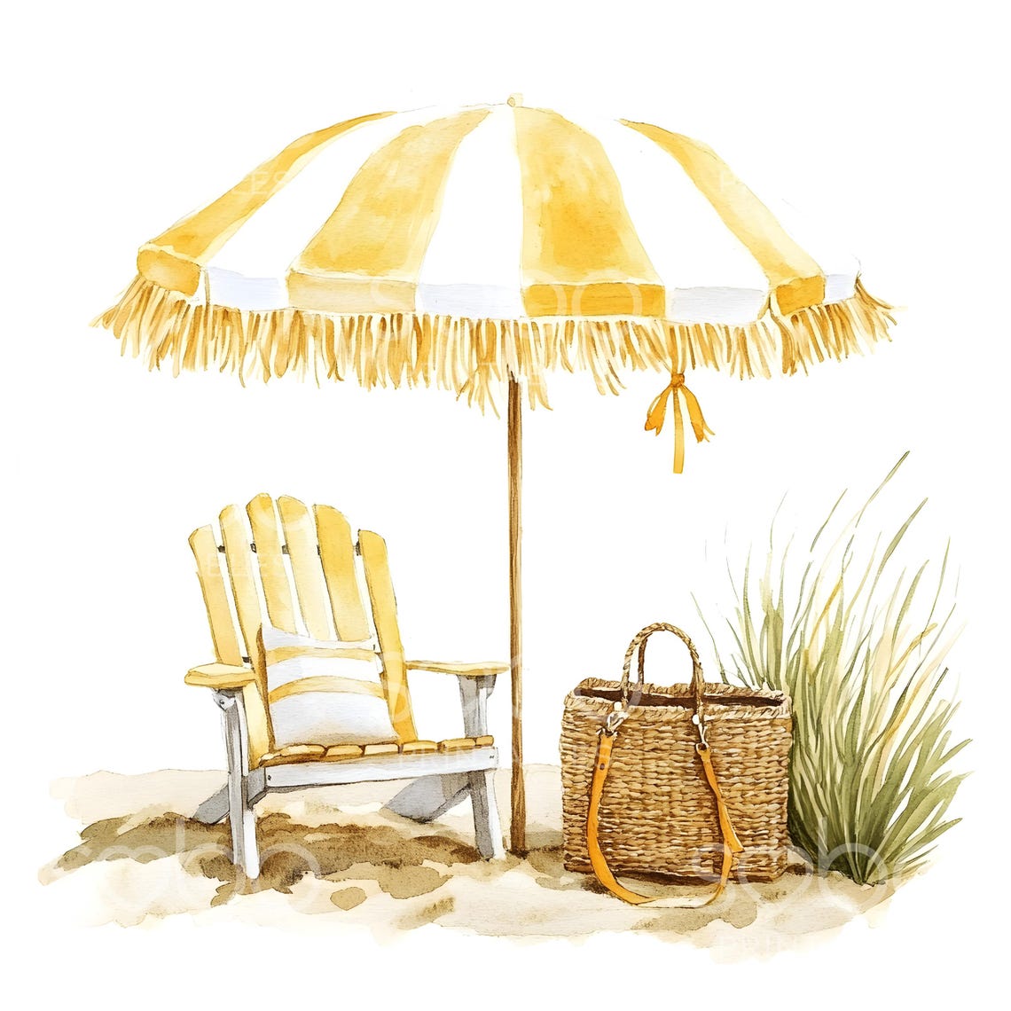 25 Colourful Beach Umbrella Clipart, Summer Beach, High Quality Jpgs ...