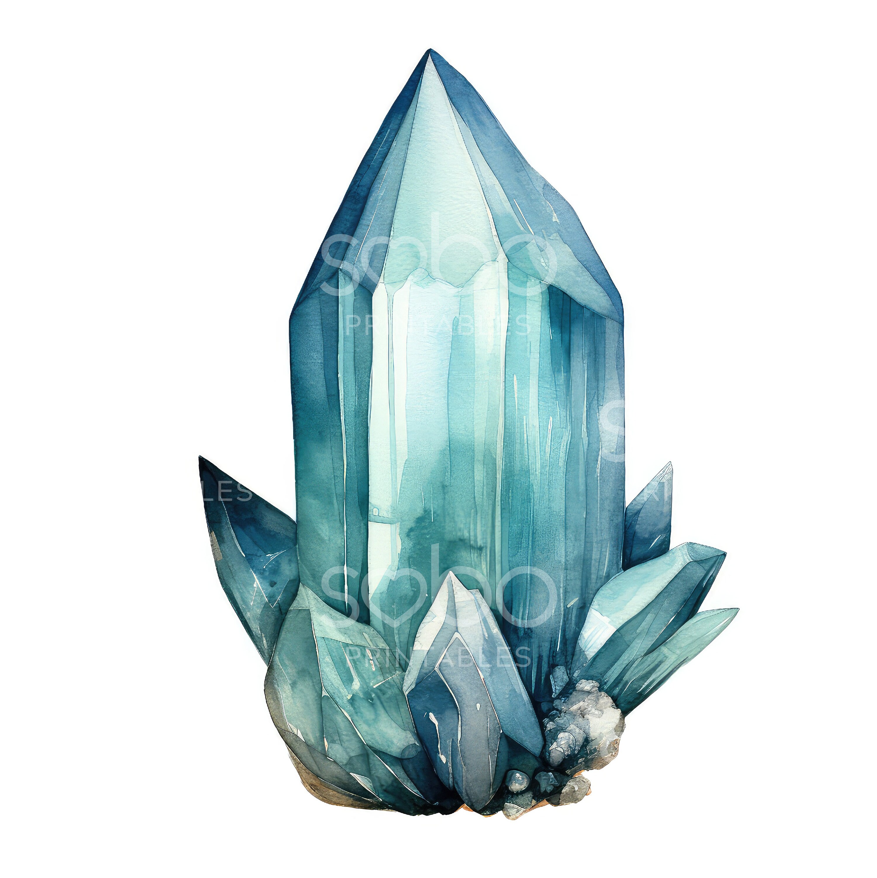 Magic Crystals Clipart 10 High Quality Jpgs, Digital Planner, Junk ...