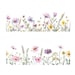 17 Summer Borders Clipart Border, Wildflowers Border Clipart, Digital ...