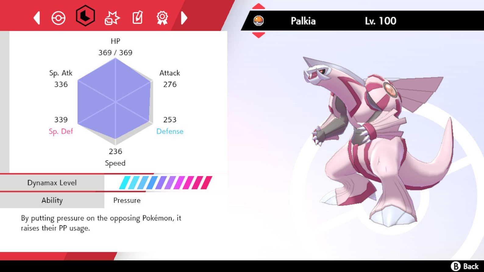 Pokemon Sword and Shield / Shiny Palkia / Level 100 / Battle | Etsy