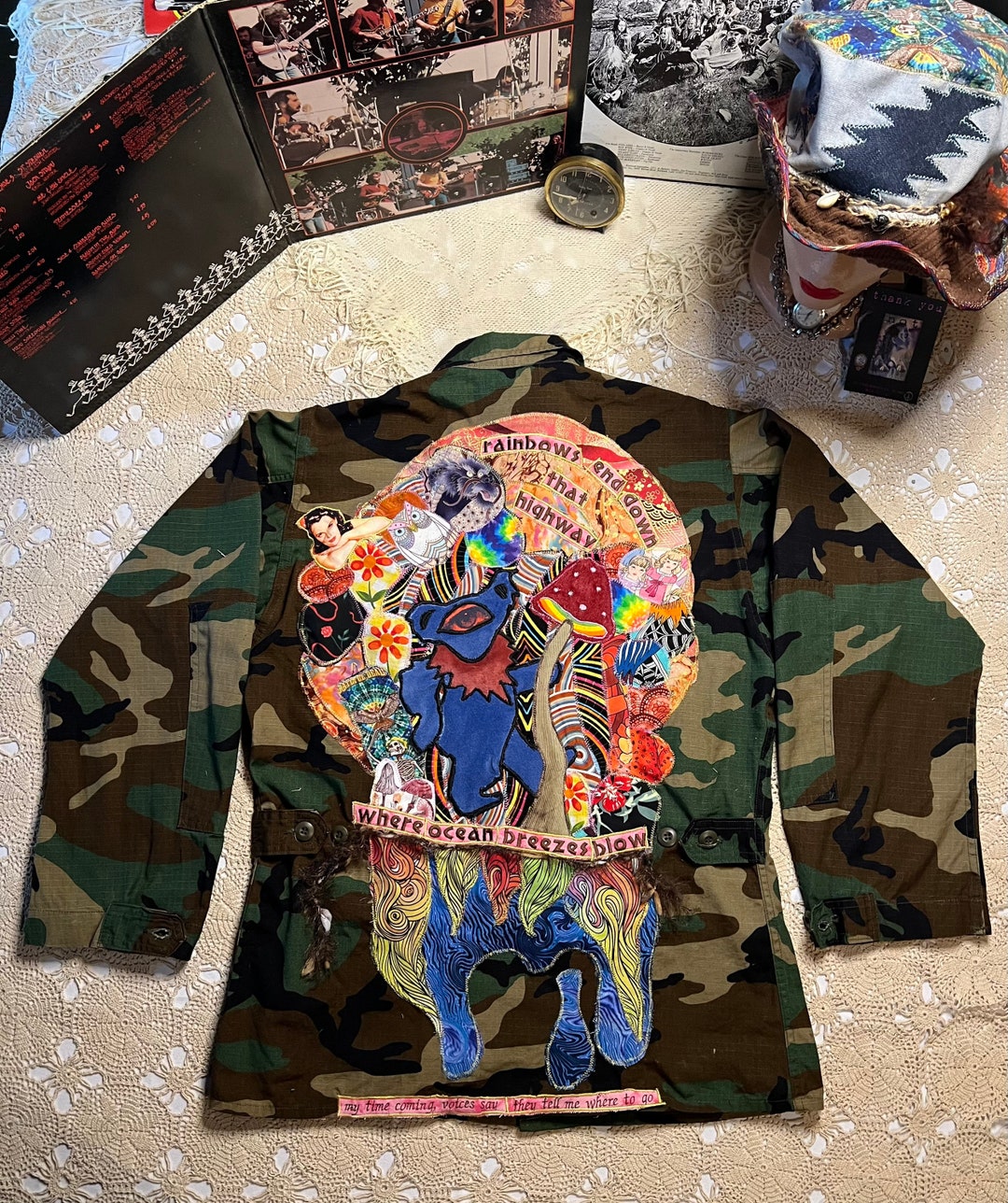 Psychedelic Prophet Military Camo Jacket - Etsy