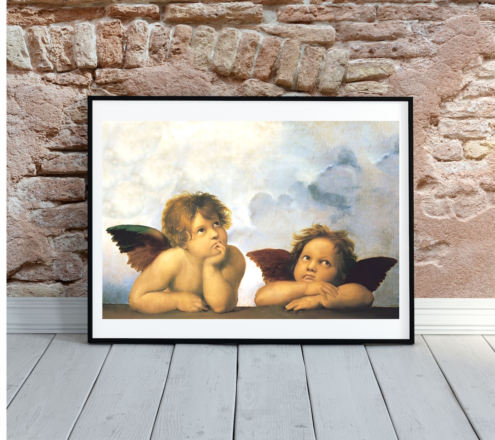 Cherubini Sistine Madonna Angels High Resolution Vintage Raphael ...