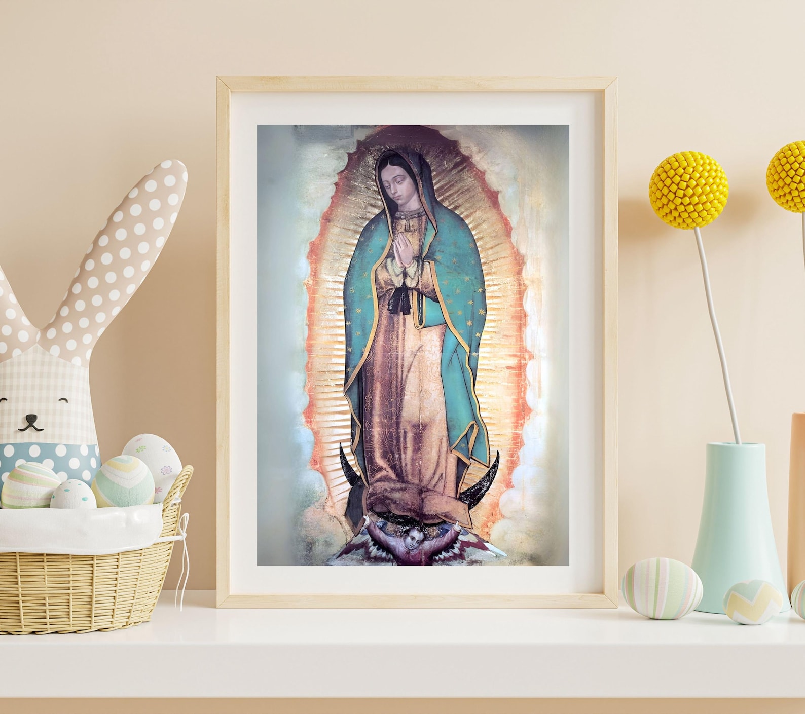 Original Our Lady of Guadalupe Tilma Whole Image High Resolution ...