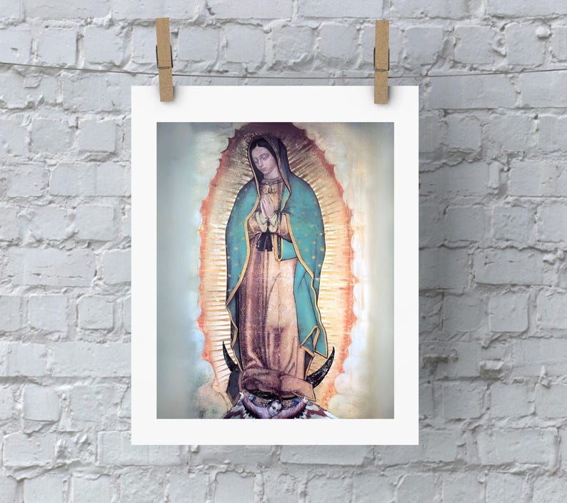 Original Our Lady of Guadalupe Tilma Whole Image High Resolution ...