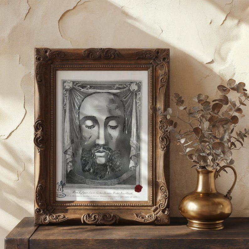 Holy Face Relic of Jesus Digital Reproduction Download - Etsy