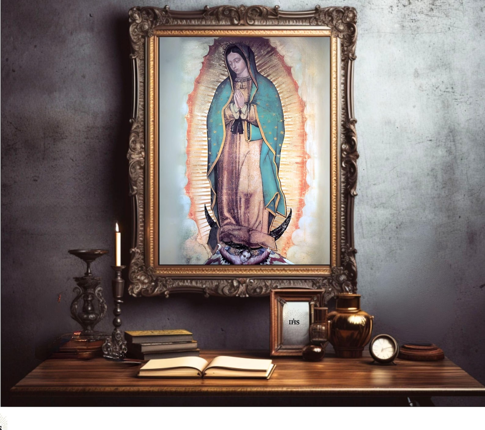 Original Our Lady of Guadalupe Tilma Whole Image High Resolution ...