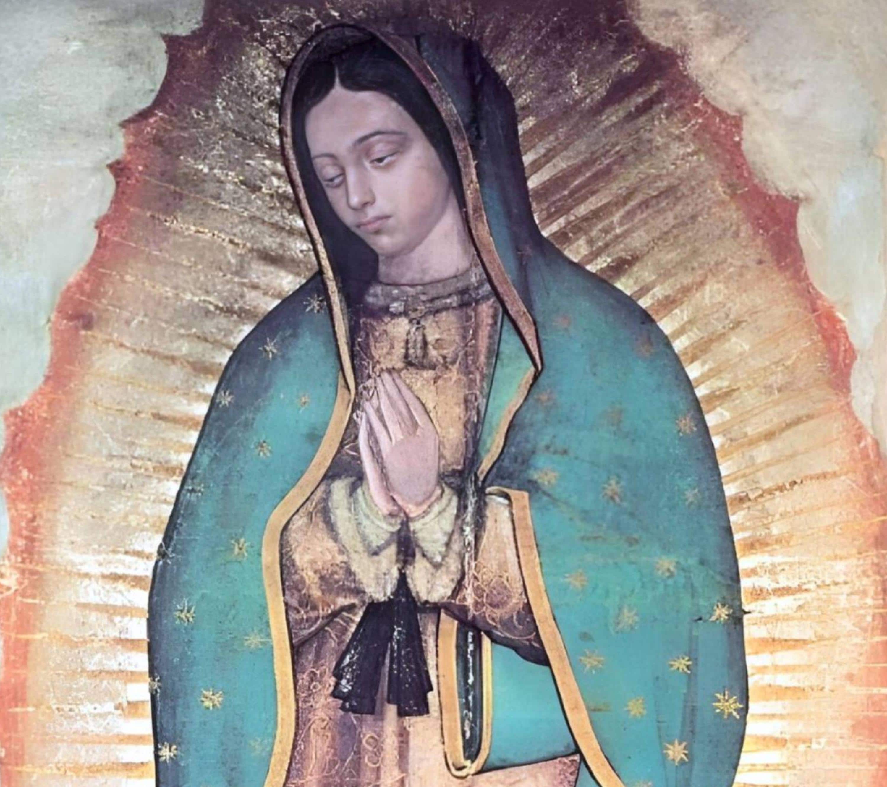 Original Our Lady of Guadalupe Tilma Whole Image High Resolution ...