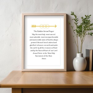 Golden Arrow Prayer Printable, Holy Name of Jesus Reparation Prayer ...