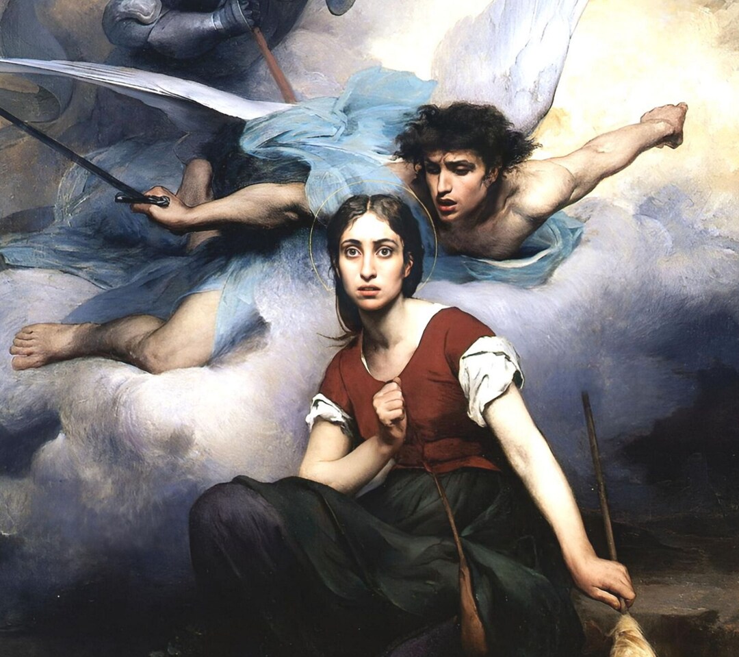 St. Michael the Archangel and Saint Joan of Arc Printable Art - Etsy