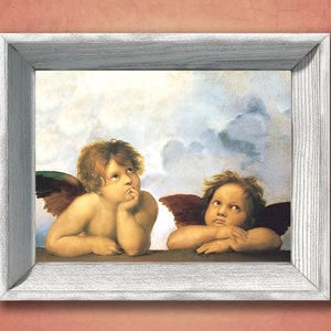 Cherubini Sistine Madonna Angels High Resolution Vintage Raphael ...