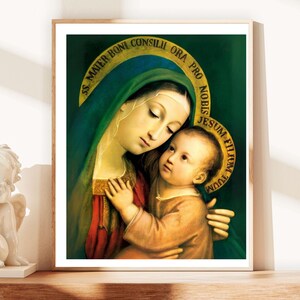 Our Lady of Good Counsel Printable Catholic Instant Download Wall Art ...