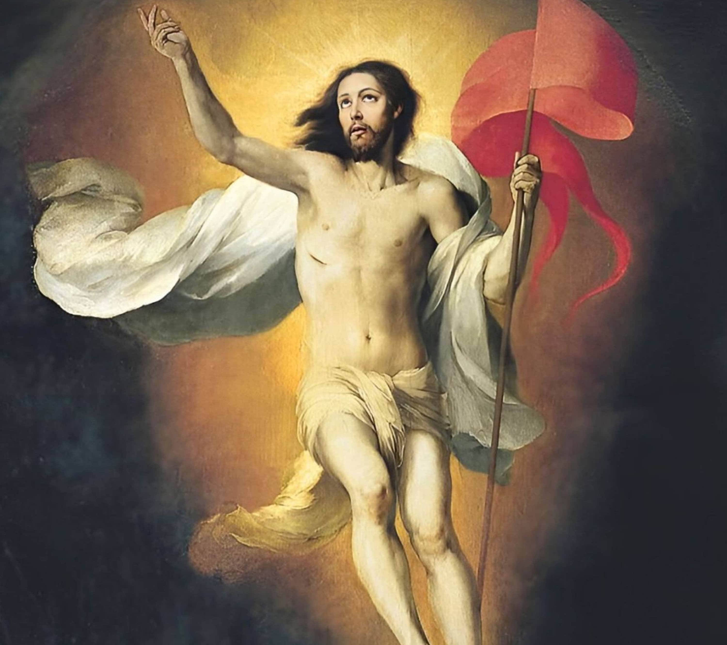 Resurrection of the Lord Jesus Christ Vintage Painting Digital Instant ...