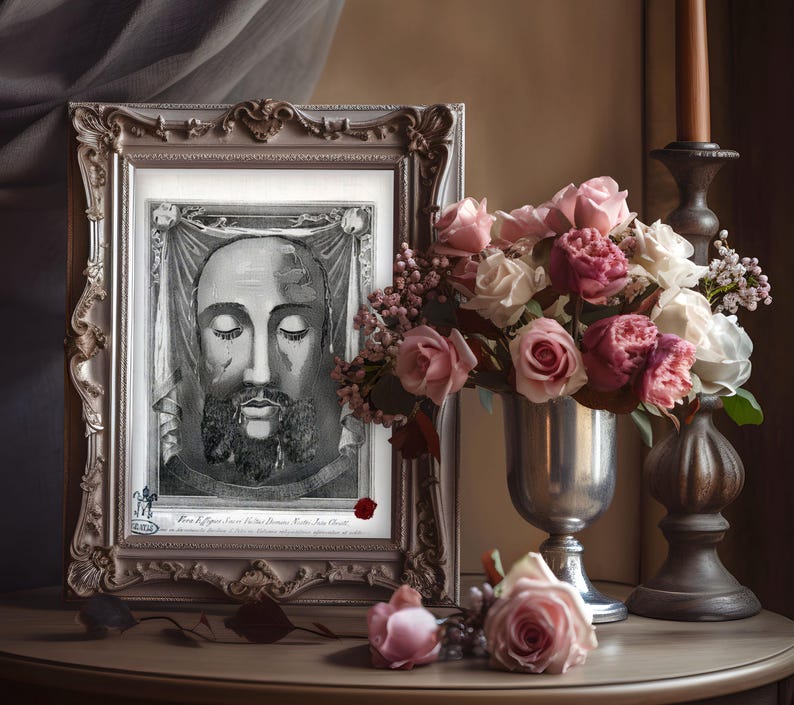 Holy Face Relic of Jesus Digital Reproduction Download - Etsy