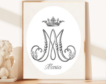 Auspice Maria Print - Etsy