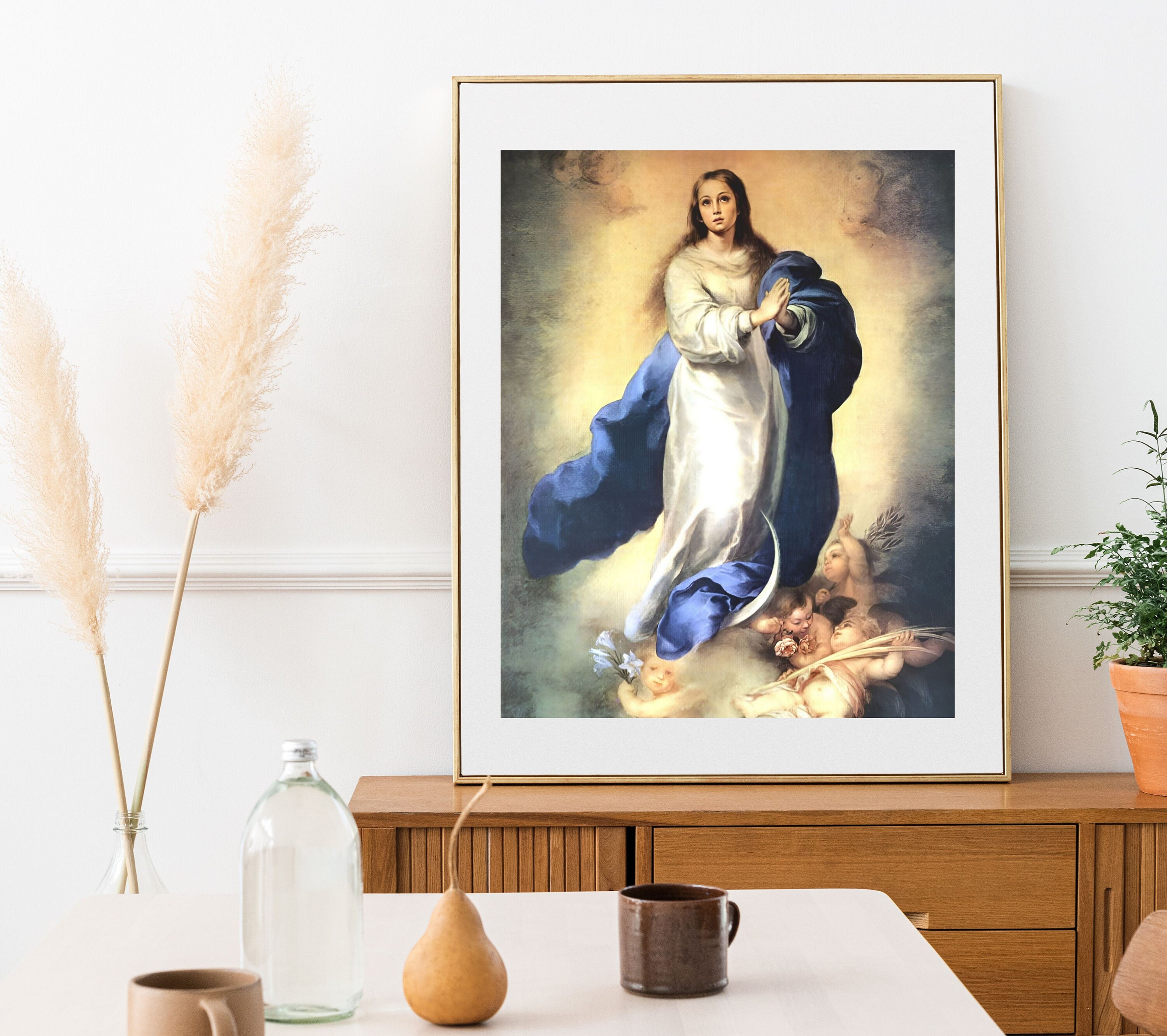 The Immaculate Conception Virgin Mary Printable Instant Download ...