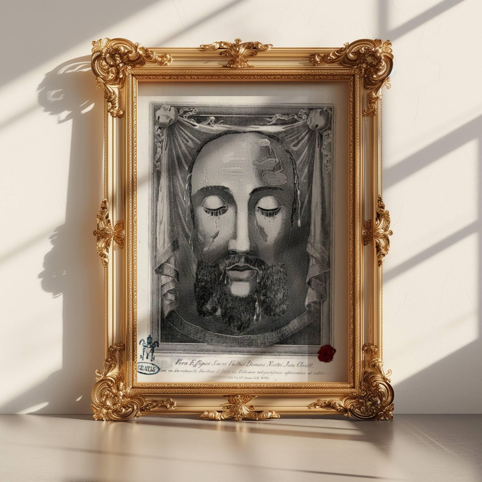 Holy Face Relic of Jesus Digital Reproduction Download - Etsy