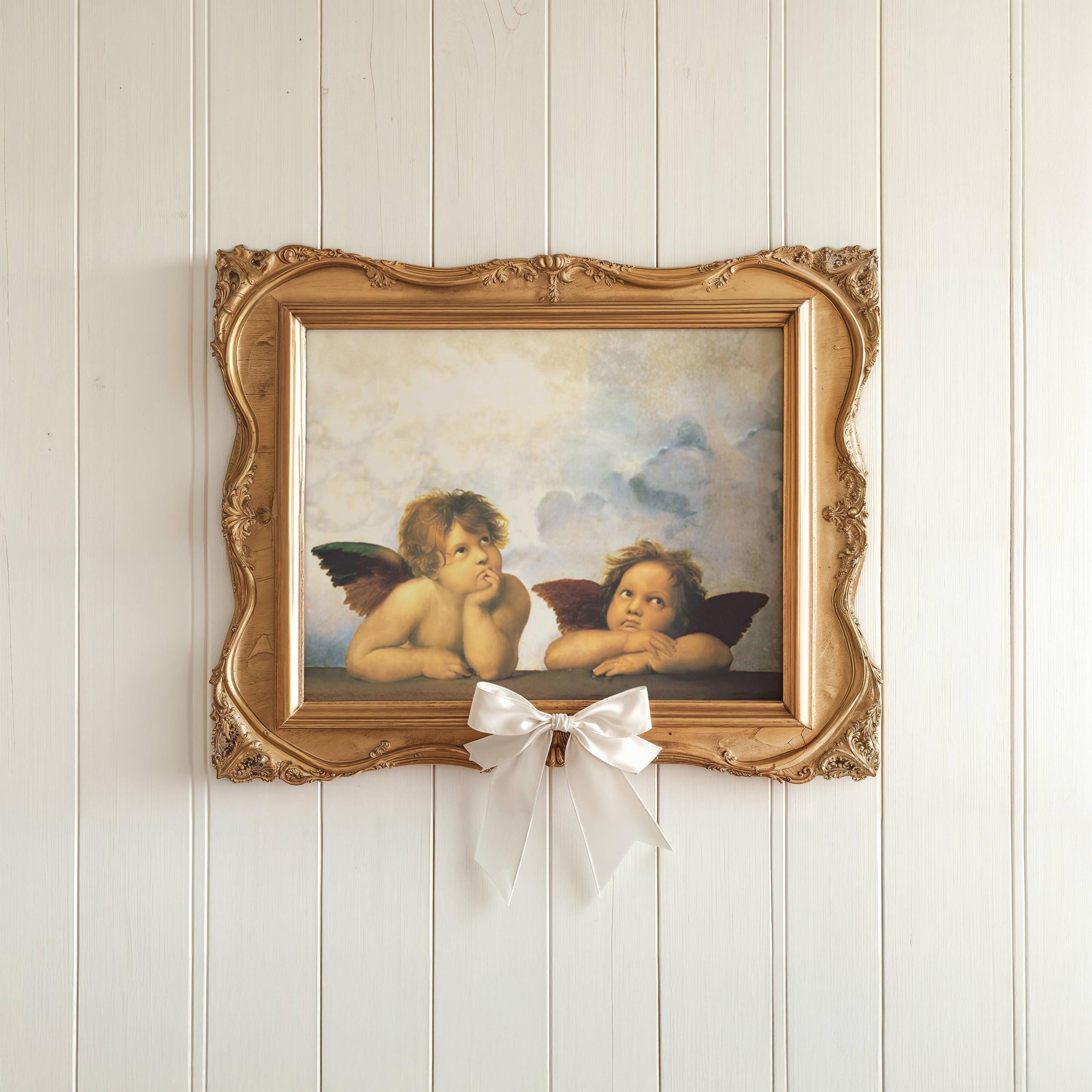 Cherubini Sistine Madonna Angels High Resolution Vintage Raphael ...