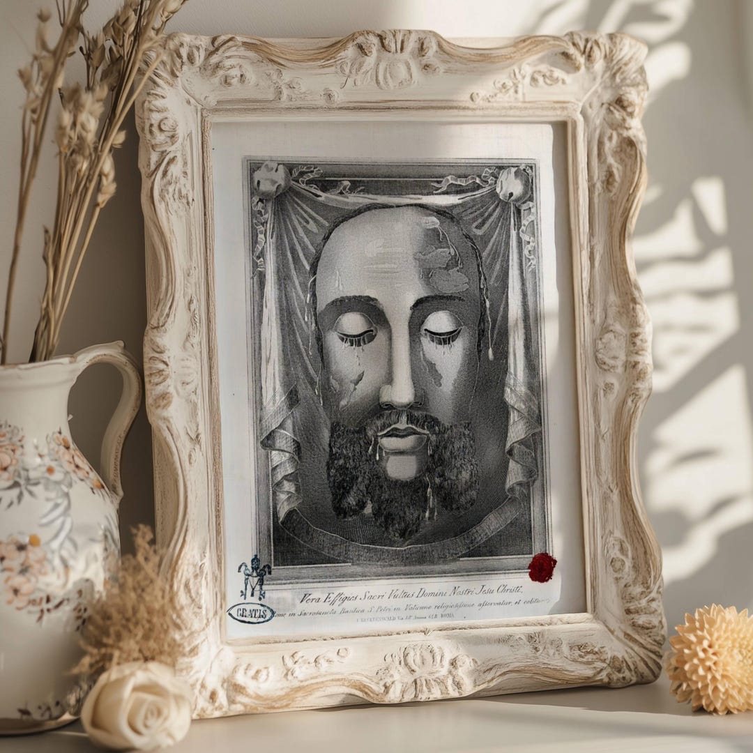 Holy Face Relic of Jesus Digital Reproduction Download - Etsy