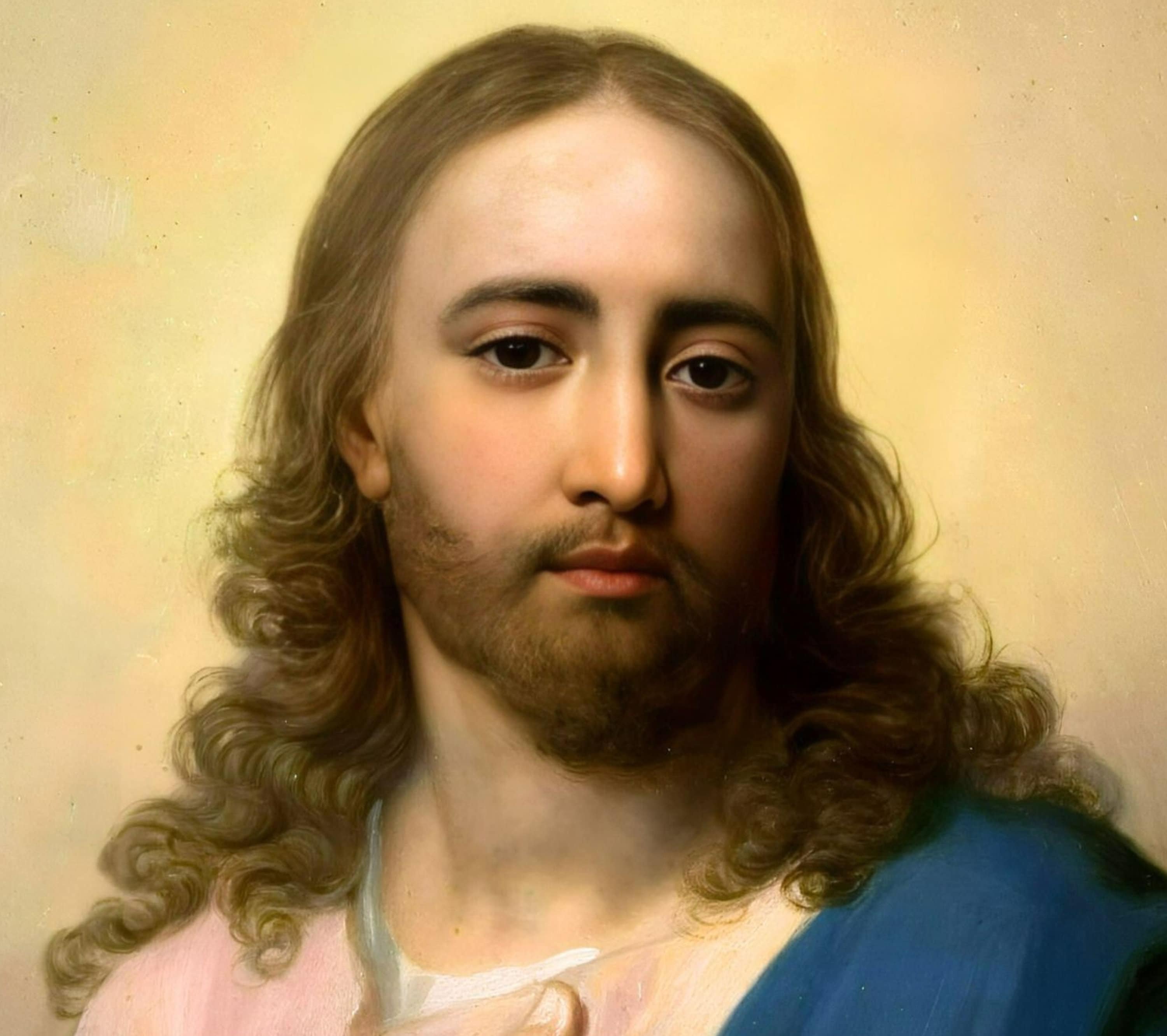 Jesus Christ Vintage Painting Instant Download Printable Catholic Art ...