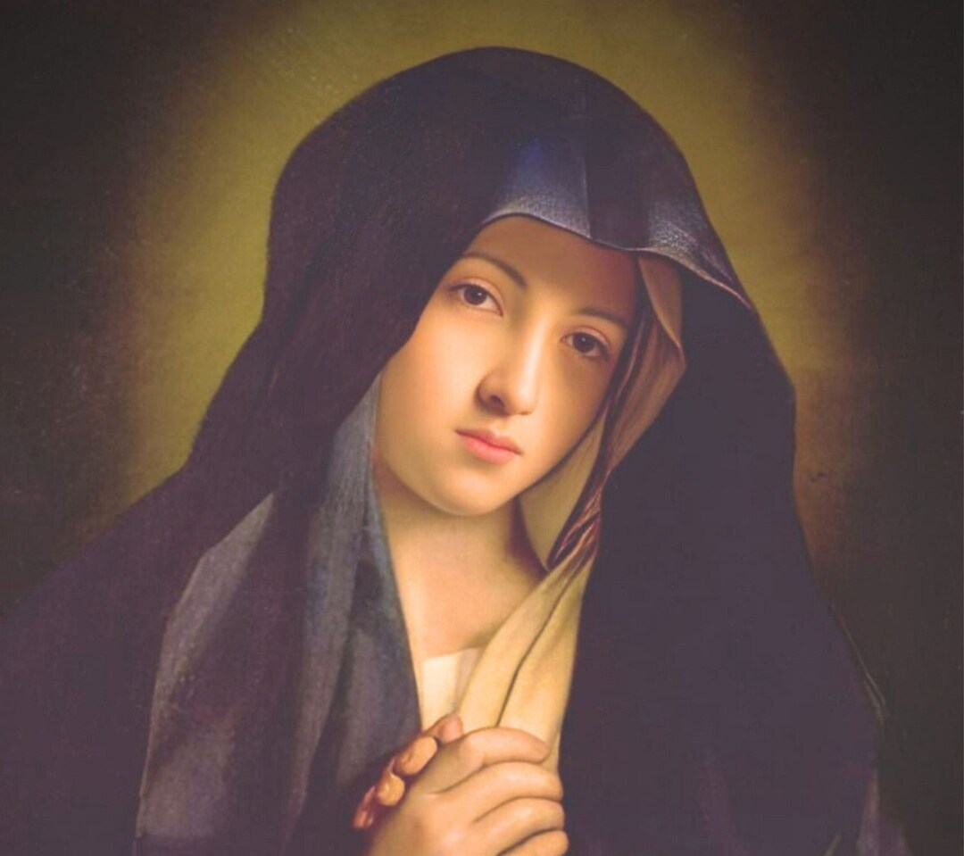 Vintage Sorrowful Mother Mater Dolorosa Virgin Mary Catholic Printable ...