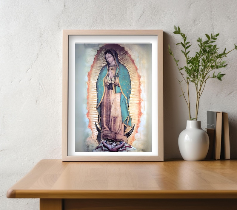Original Our Lady of Guadalupe Tilma Whole Image High Resolution ...