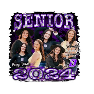 2025 Senior, Bootleg Concert Shirt, Custom Concert Shirt, Custom Face ...