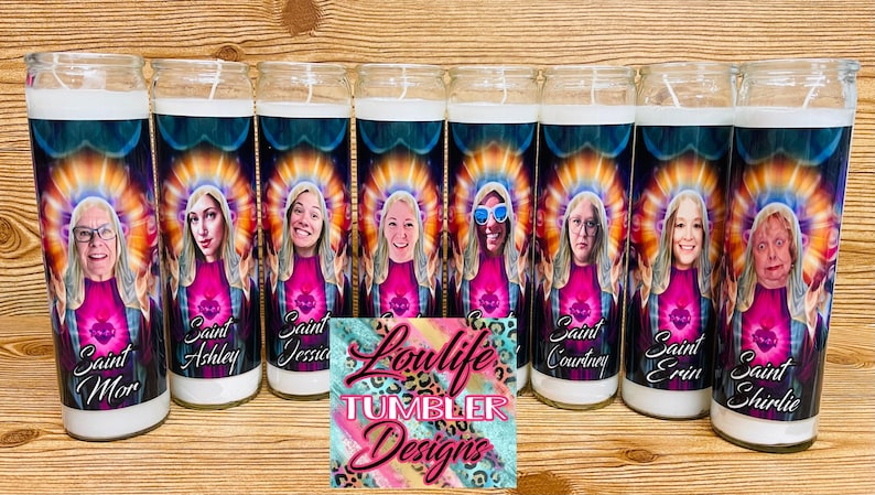 Personalized Saint Prayer Candle Custom Candle Prayer - Etsy