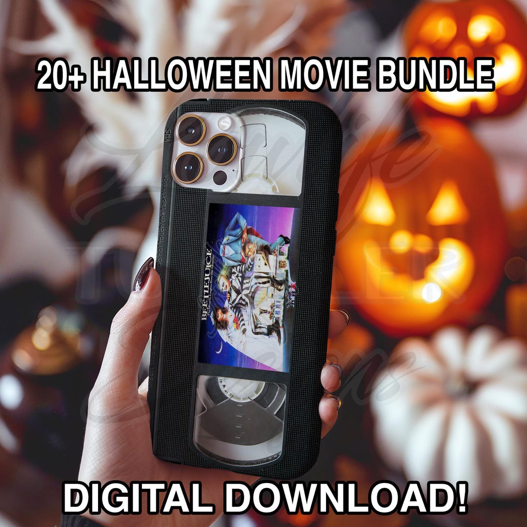 20+ Halloween Vhs Tape, Horror Vhs, Cell Phone Sublimation, Phone Case ...
