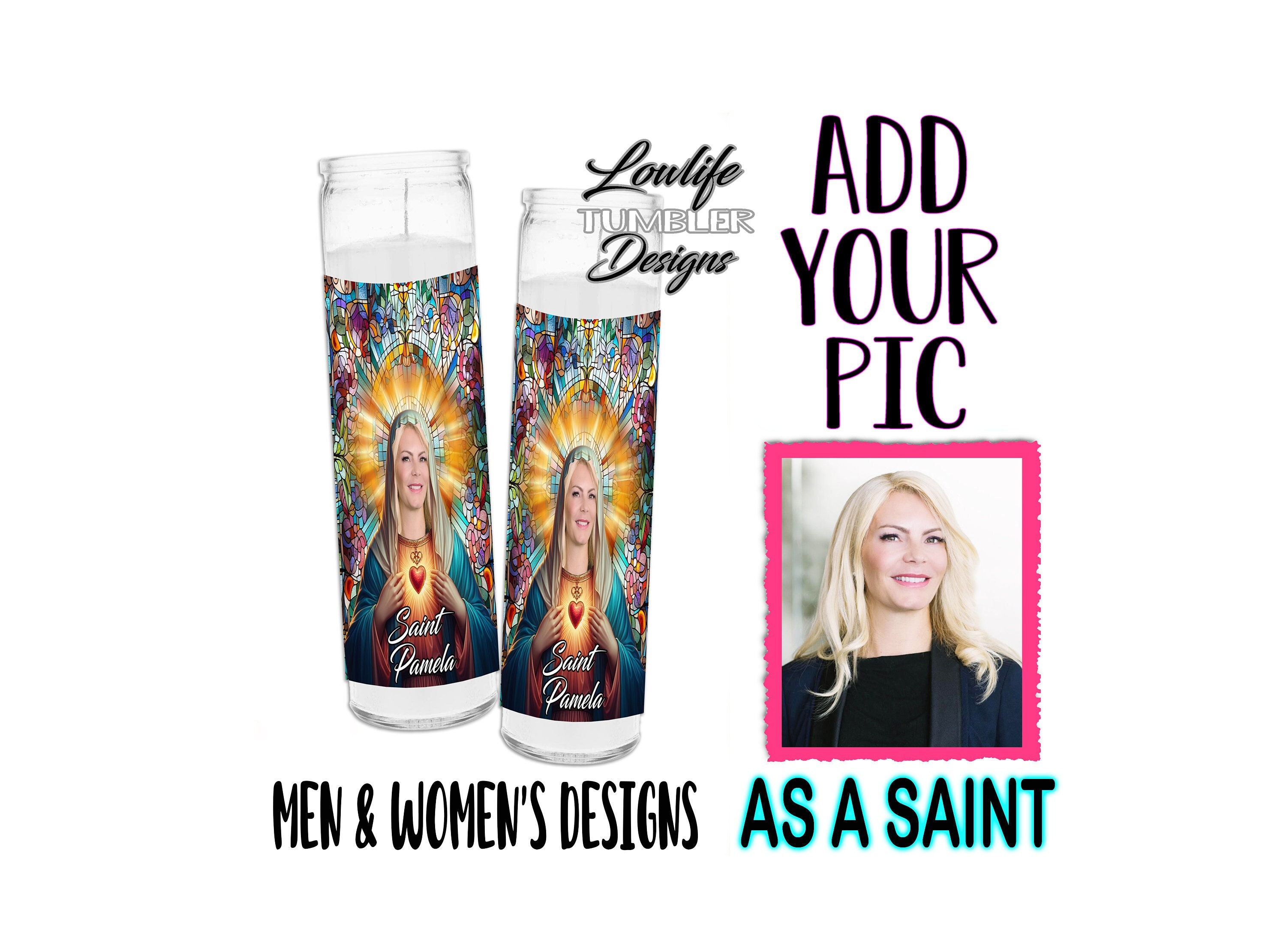 Personalized Saint Prayer Candle Custom Candle Prayer - Etsy