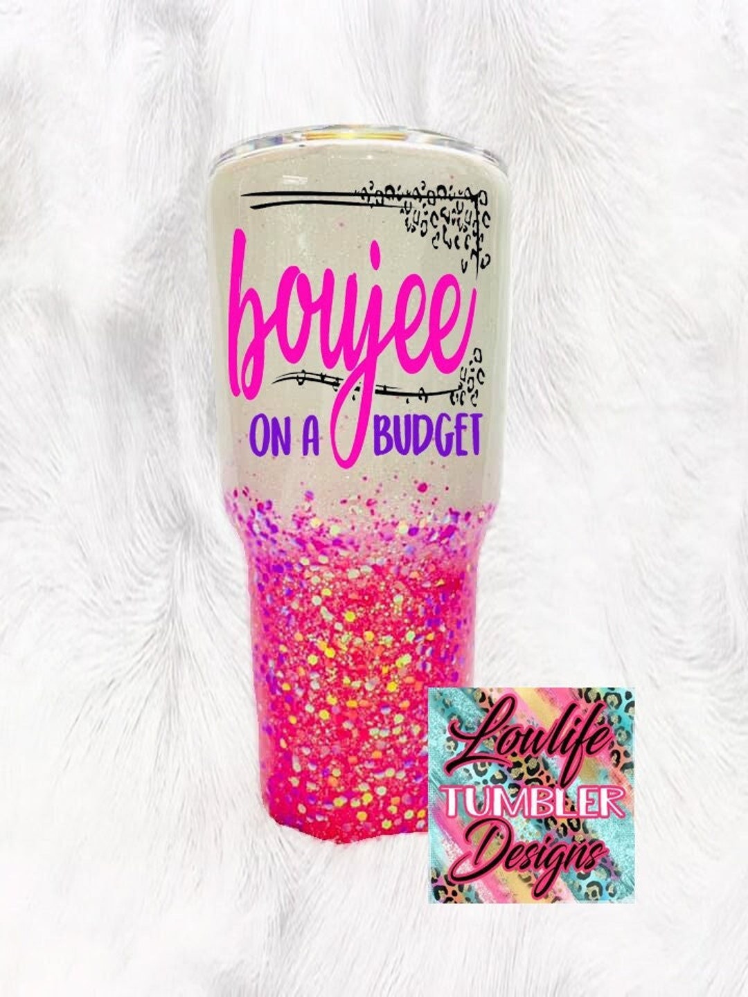 Boujee on a Budget Tumbler, Boujee Tumbler, Funny Tumbler, Custom ...
