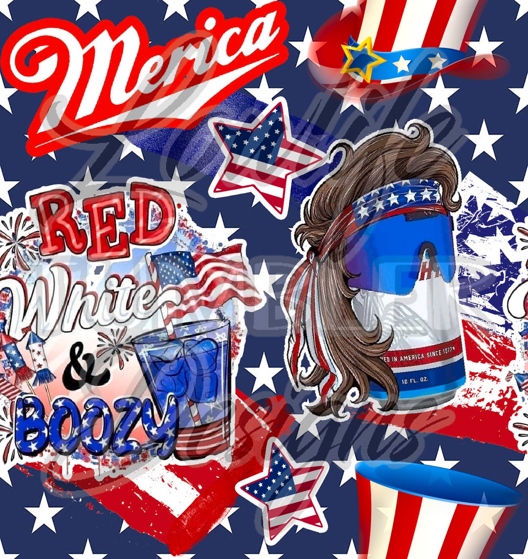 America Seamless Pattern, 4th of July, 4th of July Clipart, 4th of July ...