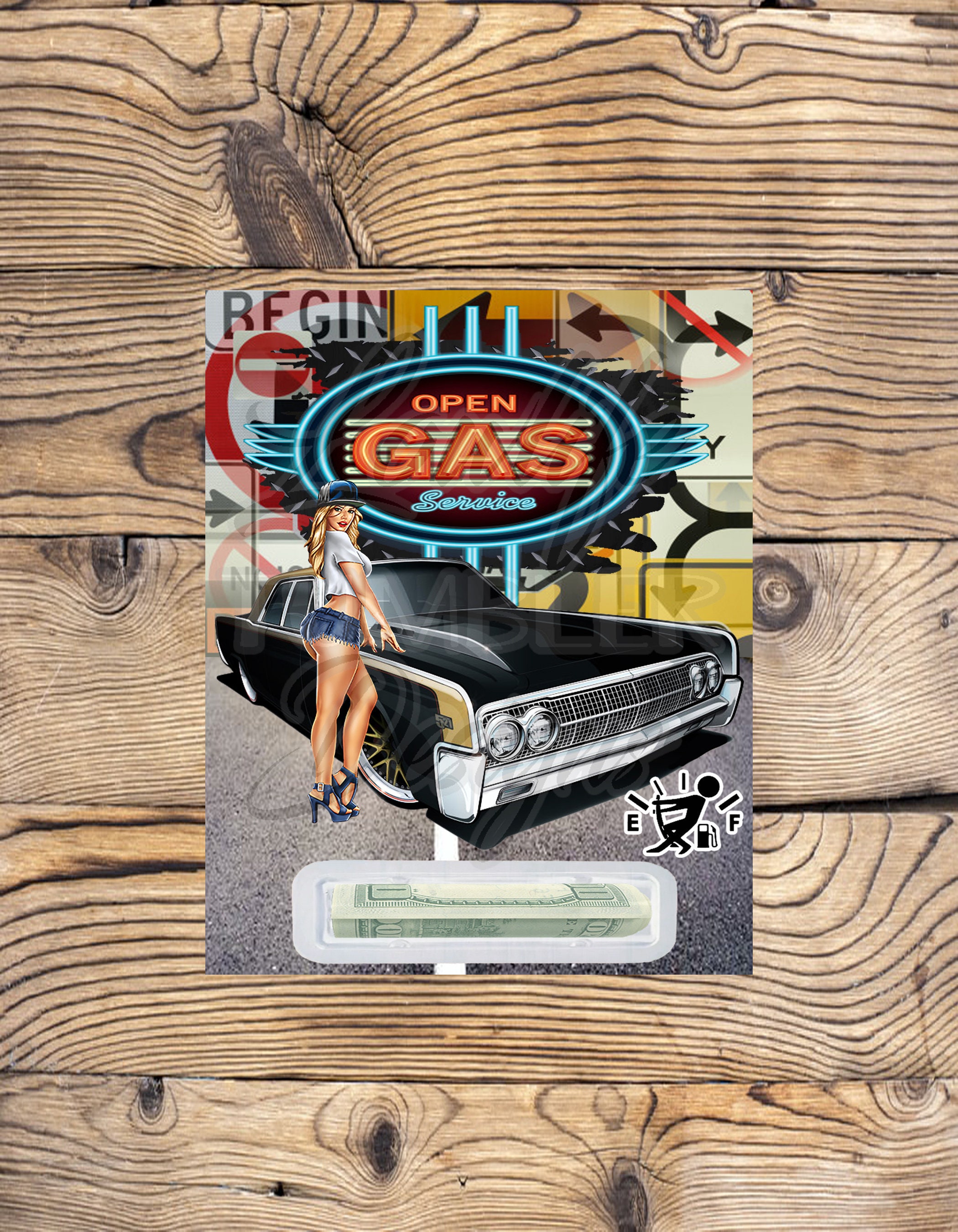 Gas Money Card, Birthday Money Card, Money Card Holder, Money Holder ...