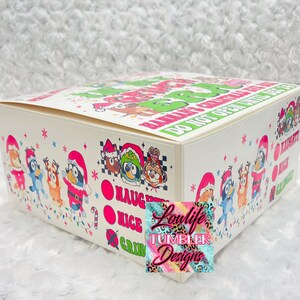 Christmas Eve Box, Box Only, 8x8x4, Personalized Gift Box, Custom Gift ...