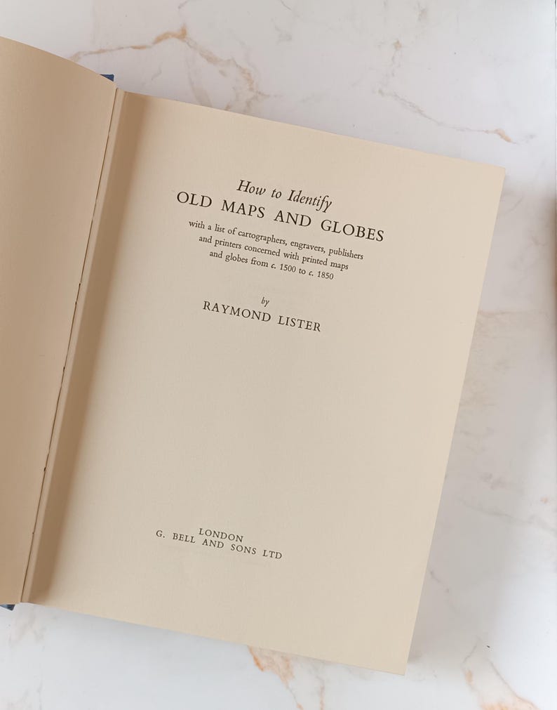 How to Identify Old Maps and Globes by Raymond Lister | Vintage Antique ...