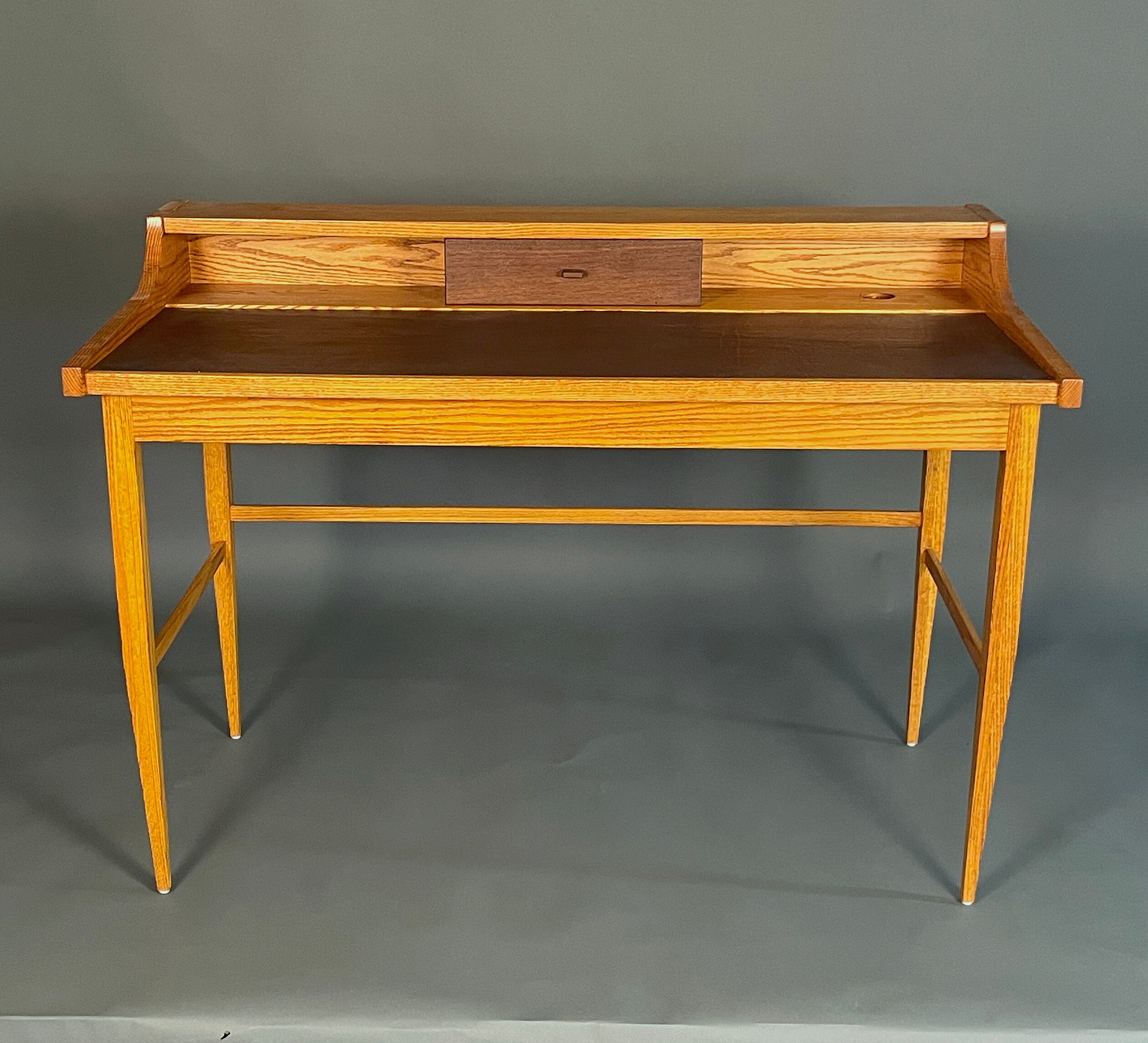 Beautiful Bespoke Solid Oak Wood Secretary Writing Desk handmade by Me ...