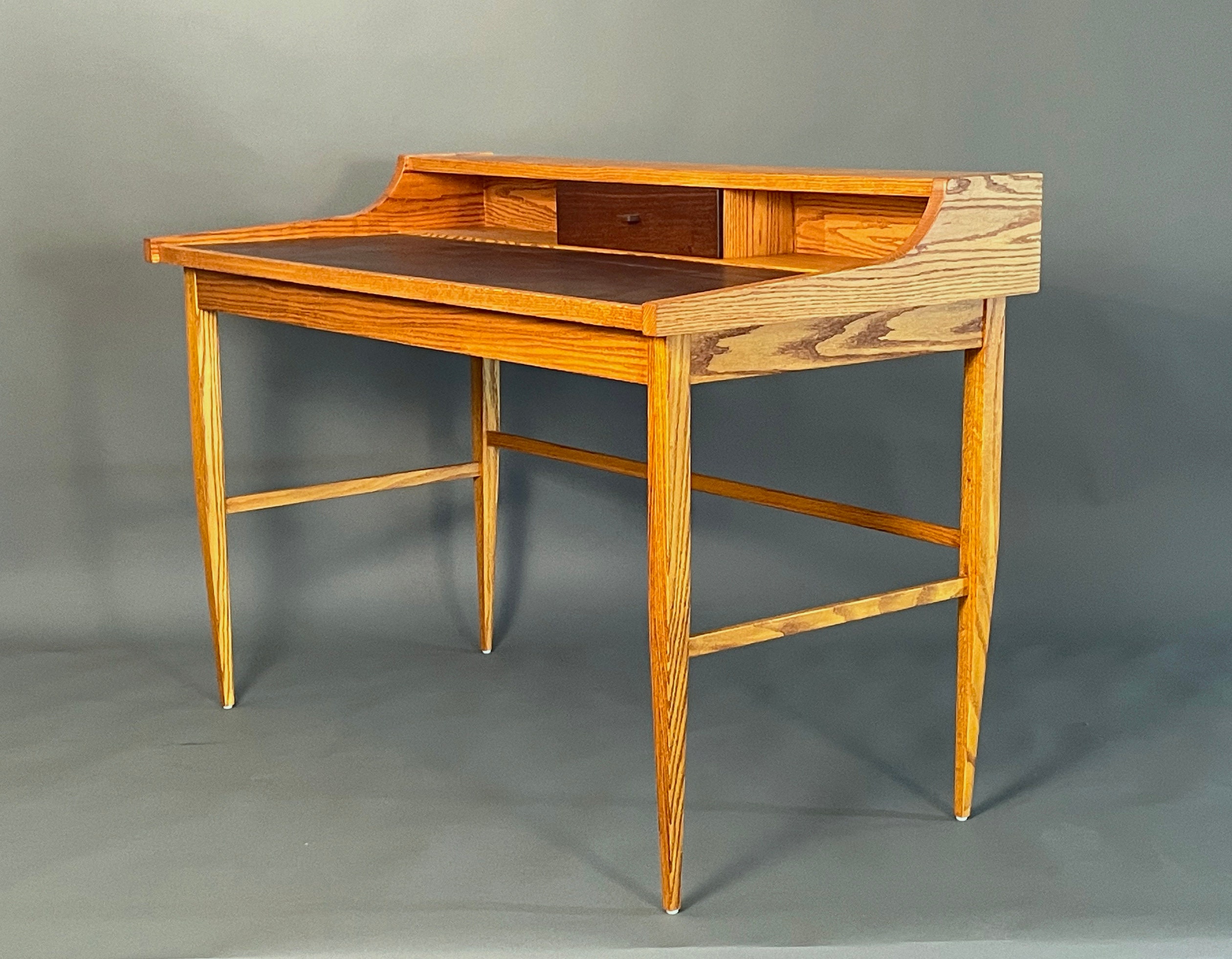 Beautiful Bespoke Solid Oak Wood Secretary Writing Desk handmade by Me ...