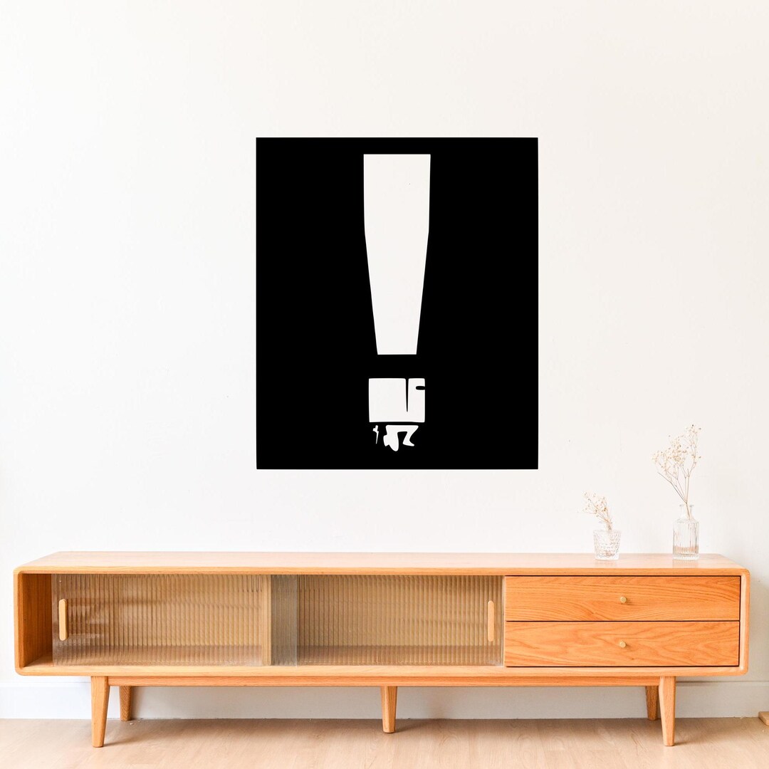 Metal Gear Solid Snake Exclamation Videogame Silhouette Wall Art Decor ...