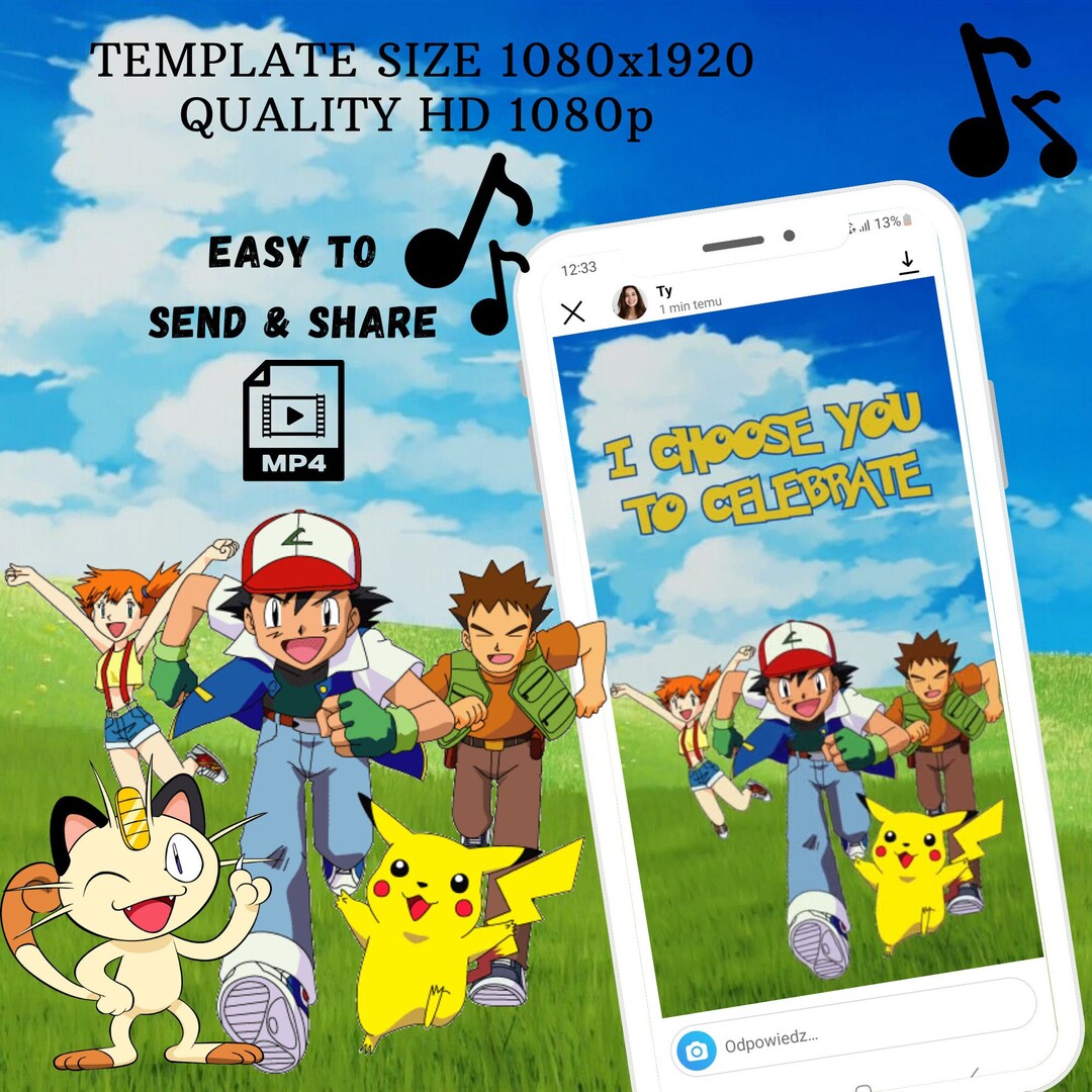 Pokemon Invitation, Pokemon Video Invitation, Pokemon Invite, Pokemon ...