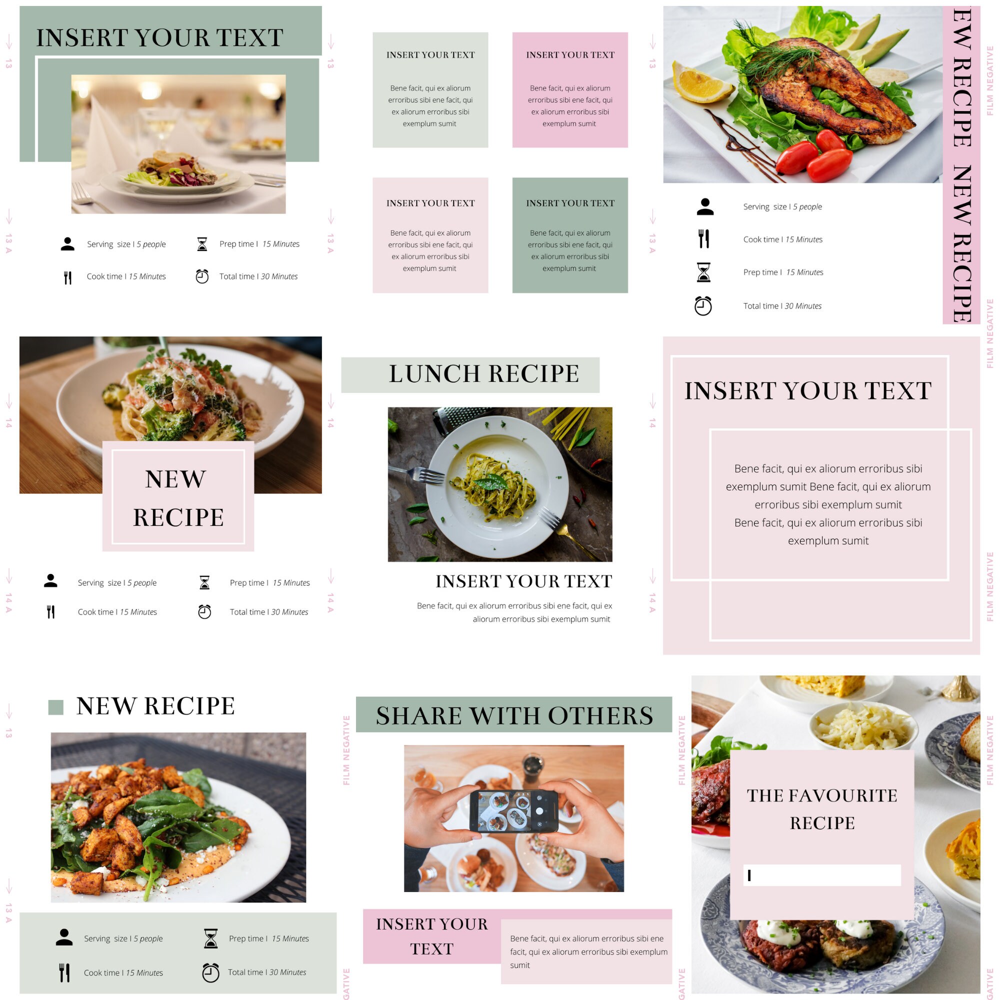 RECIPE Social Media Post, Meals Instagram Posts, Marketing, Food ...