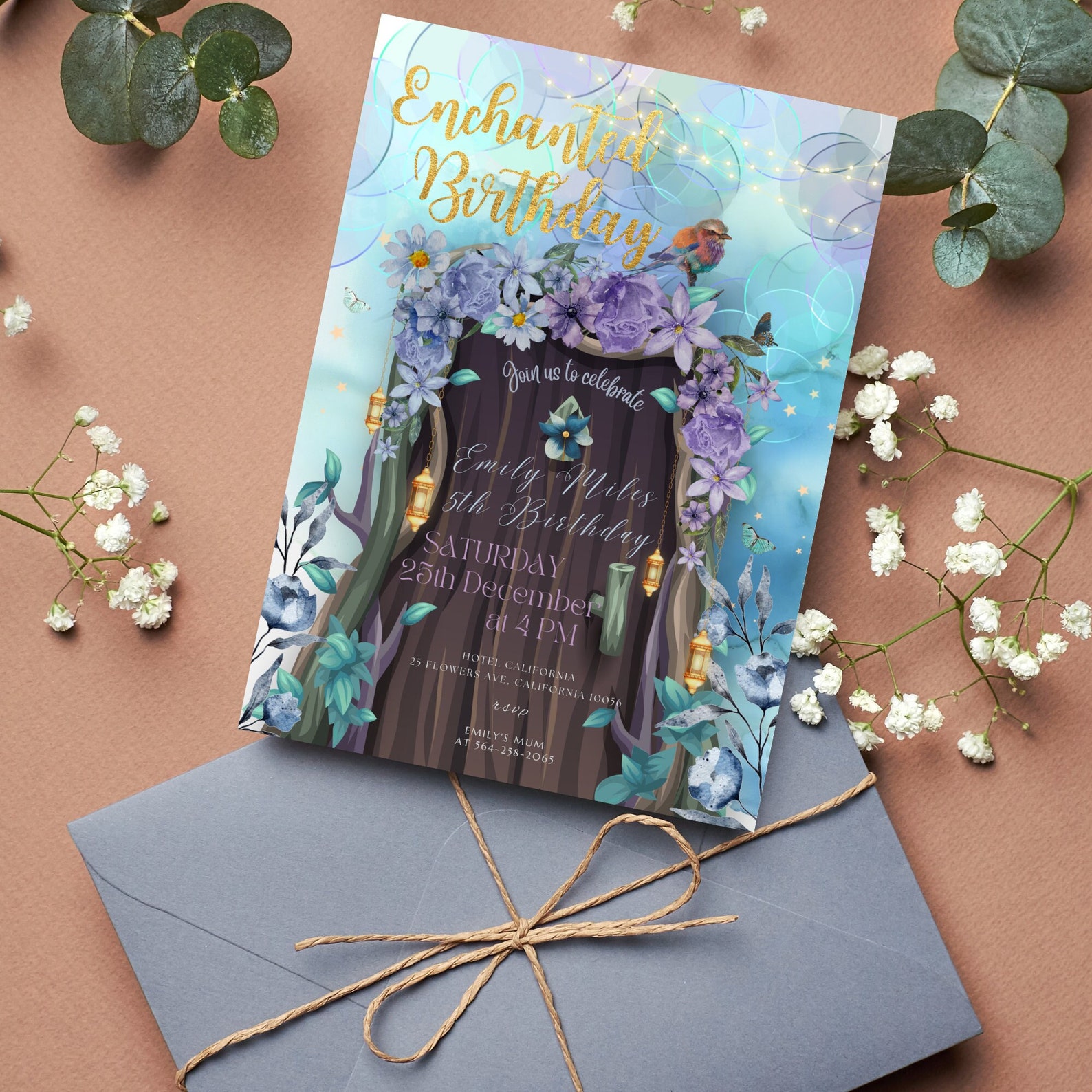 Enchanted Garden Fantasy World Magical Birthday Enchanted - Etsy