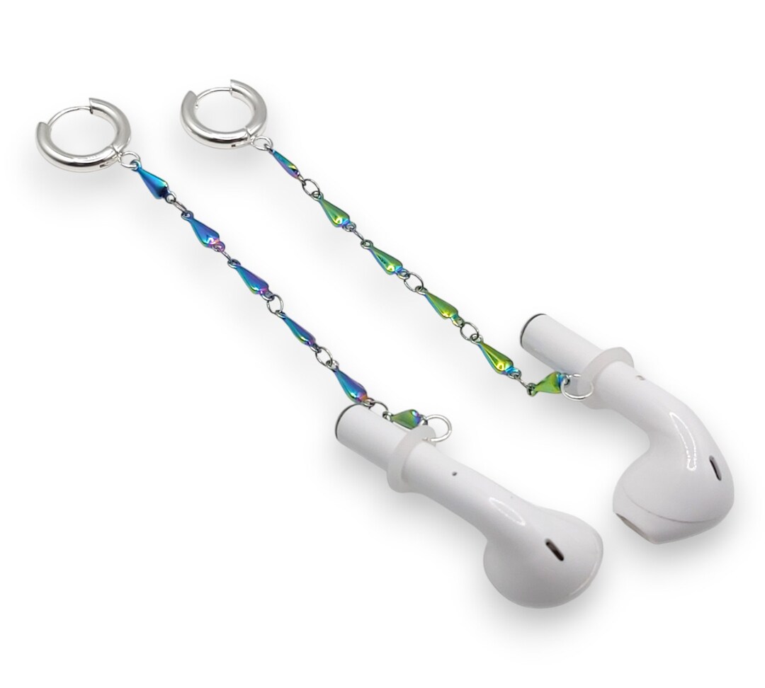 Raindrop Chain Anti Loss Ear Cuffs for Earpod, Ear Bud, Earphone ...