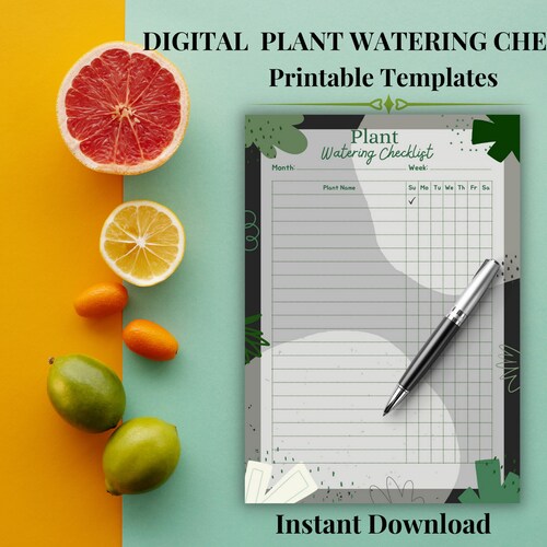 Houseplant Journal Printable Plant Care Planner Tracker - Etsy
