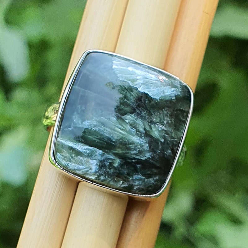 Green Seraphinite - Etsy