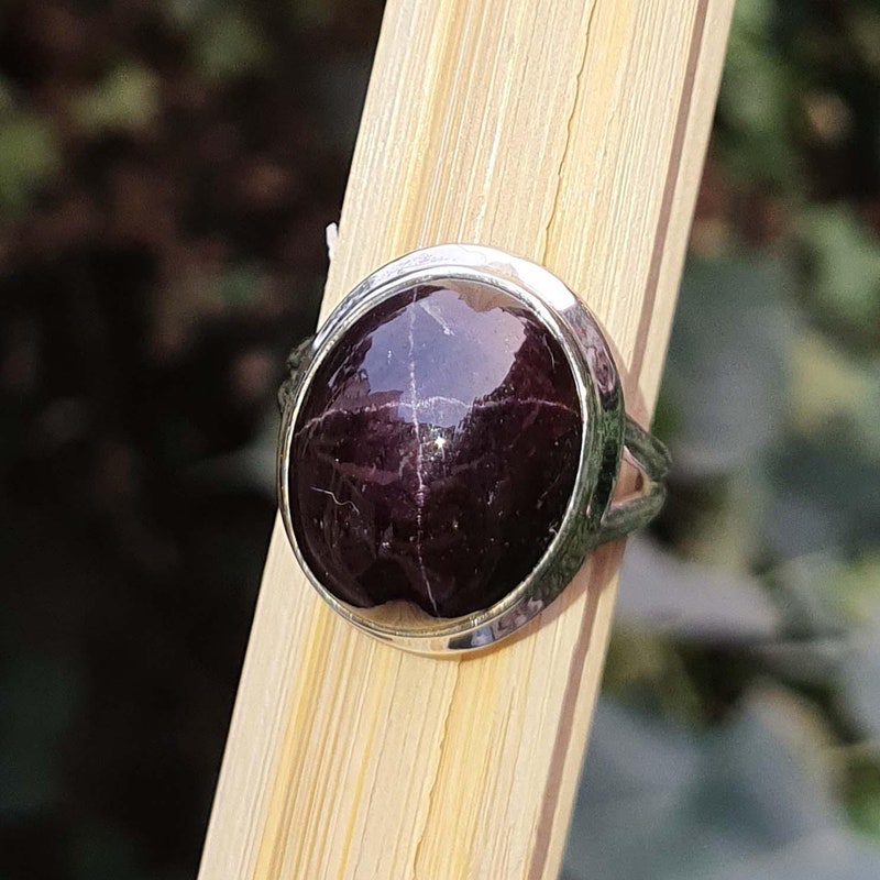 Garnet Ring - Etsy