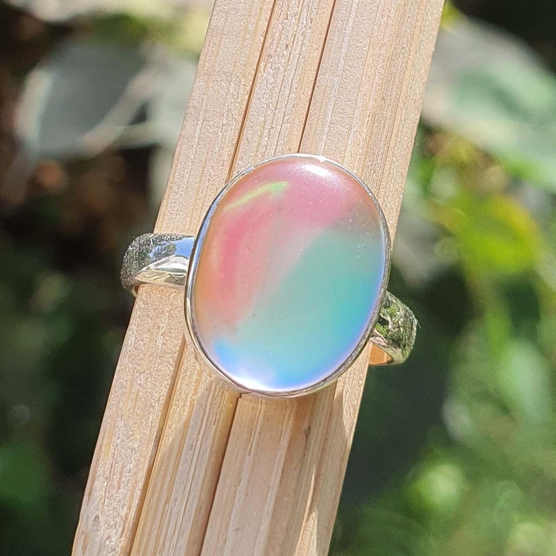 Opalite Ring - Etsy UK
