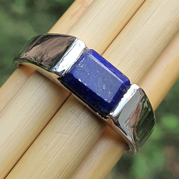 Mens Lapis Ring - Etsy