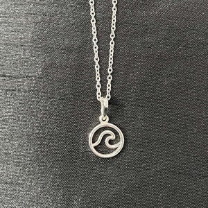 Ocean Wave Necklace for Women | Ripple Wave Necklace | Beach Jewelry ...